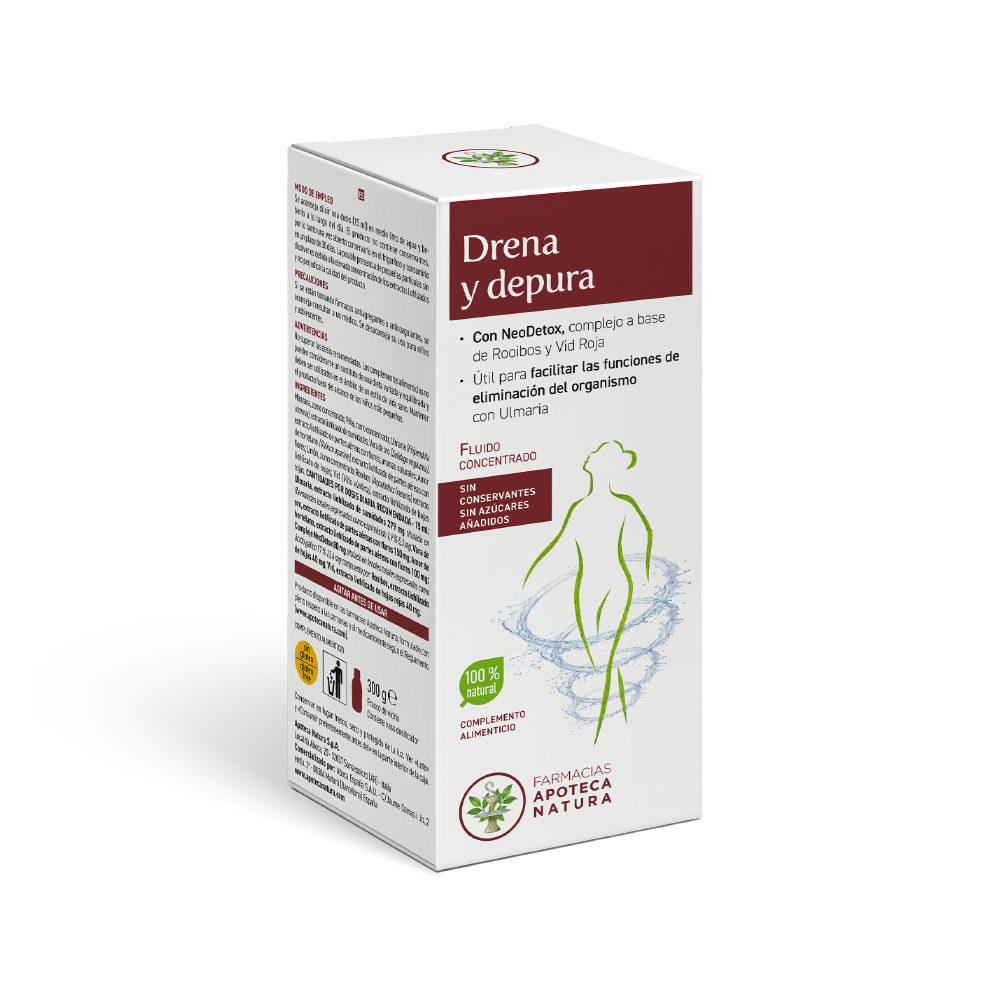 Drena y depura - Fluido concentrado | Apoteca Natura
